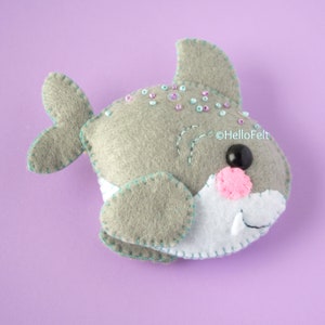 PDF PATTERN: Felt Shark. Felt Shark Plush Pattern. - Etsy