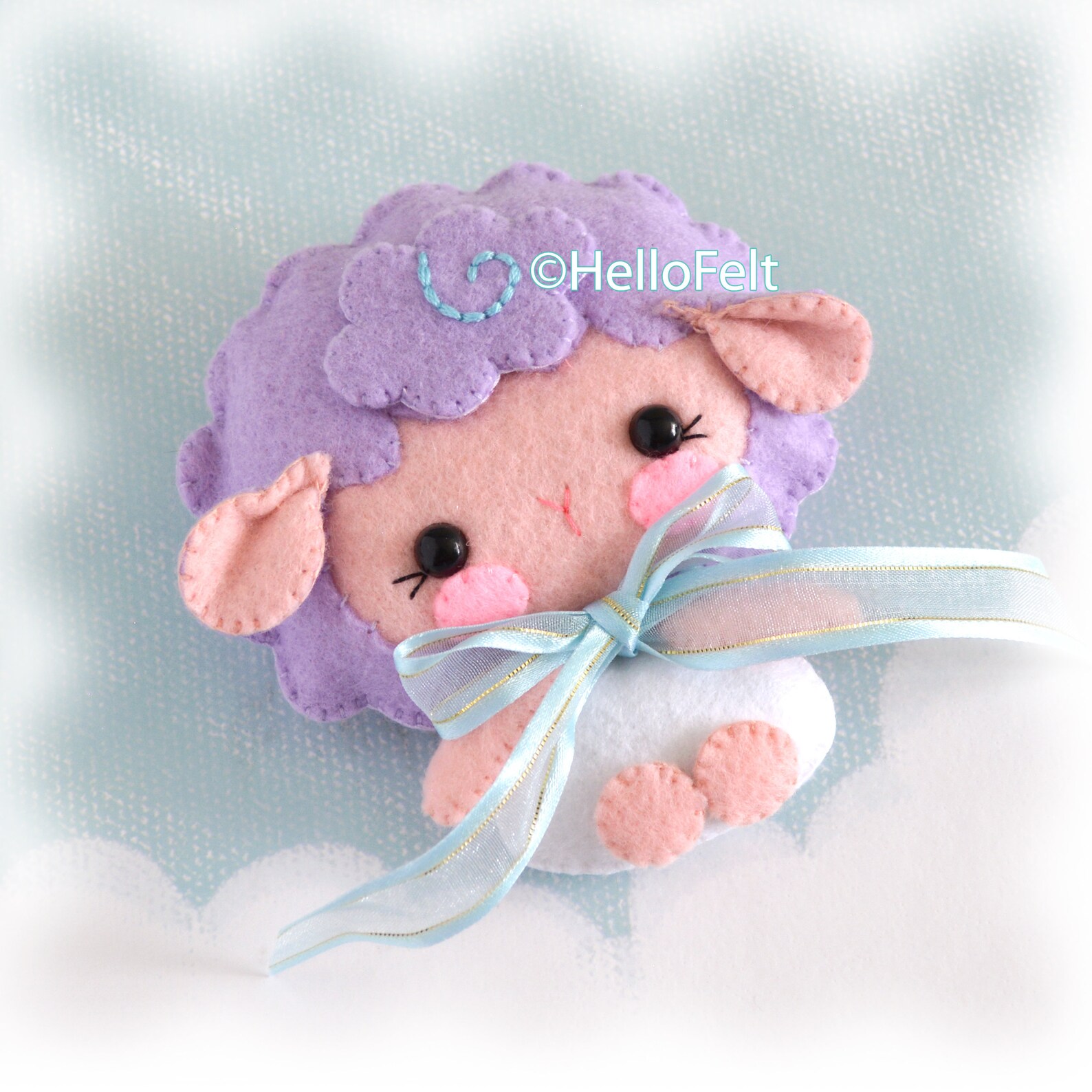 PDF PATTERN: Mini the Lamb. Felt Sheep Pattern. - Etsy