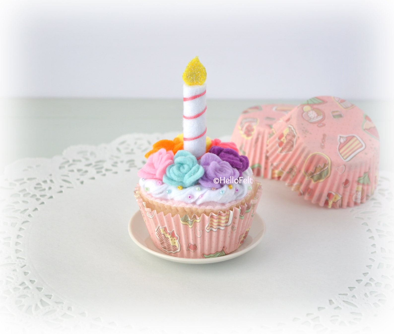 PDF SVG Pattern: Felt Cupcakes Tutorial and Pattern. Felt - Etsy