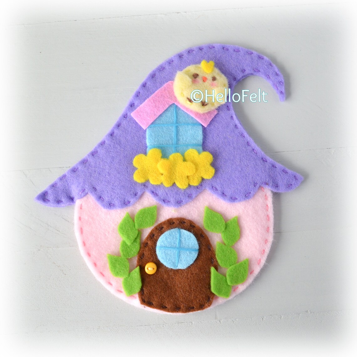 PDF PATTERN: Cute Homes set of 4 Tutorial and Pattern. Baby - Etsy