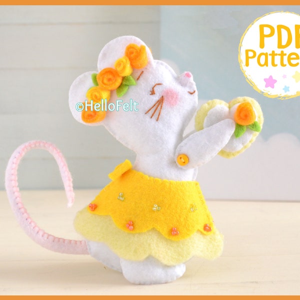 Felt Mouse Pattern - Etsy