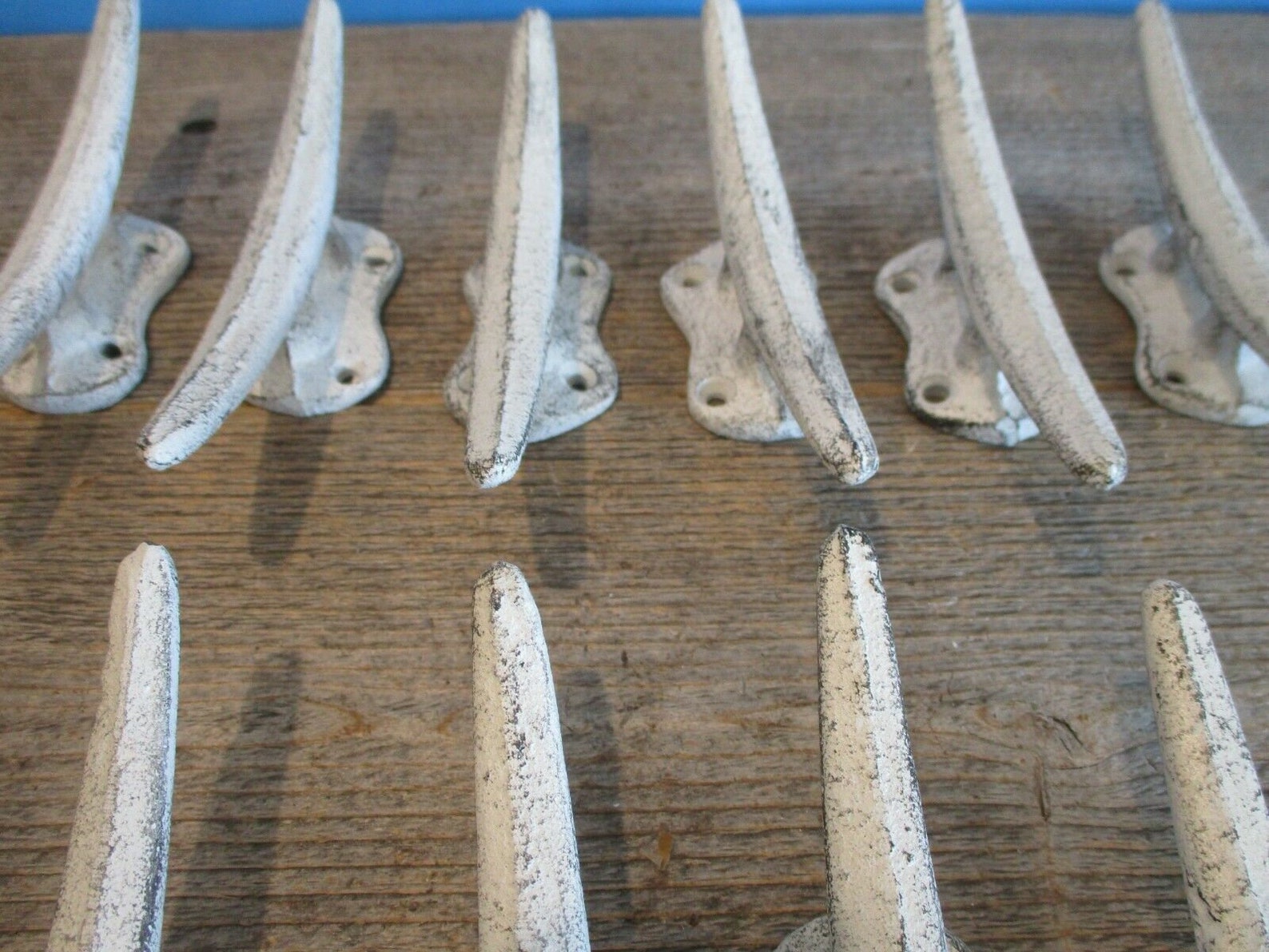 12 Cleat Wall Hooks 5 1/2 Drawer Pulls Boat Ties Wall - Etsy