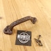15 Cast Iron Handles, Dark Rustic Brown Color, Cabinet, Drawer Pulls ...