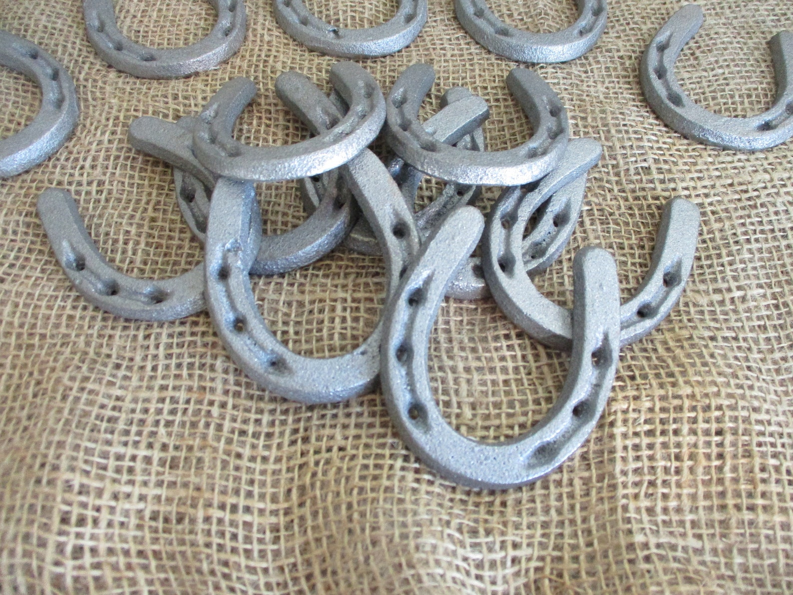 15 Small Cast Iron 3 Horseshoes Decorative Cast Iron | Etsy