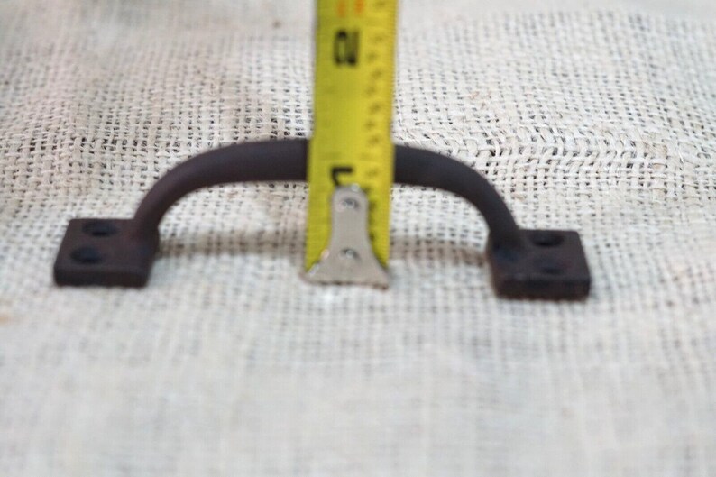 10 Cast Iron Drawer Pulls Window Pulls Dark Rustic Brown - Etsy