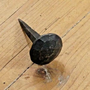 50 CLAVOS NAILS Forged Decorative Craft Tack 1 1/8" Wide 2" Nail ...