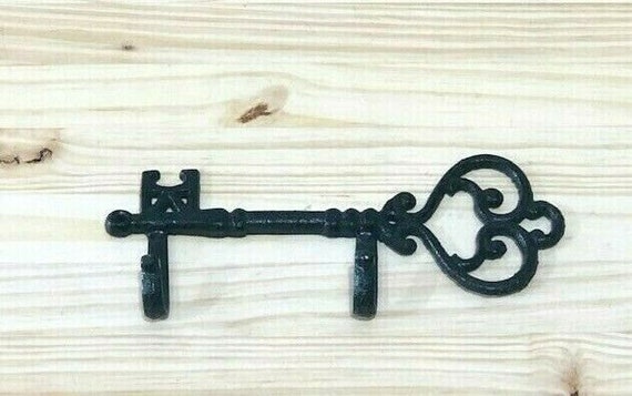 Cast Iron Key Hook Entryway Hooks Key Chain Hook Rustic - Etsy