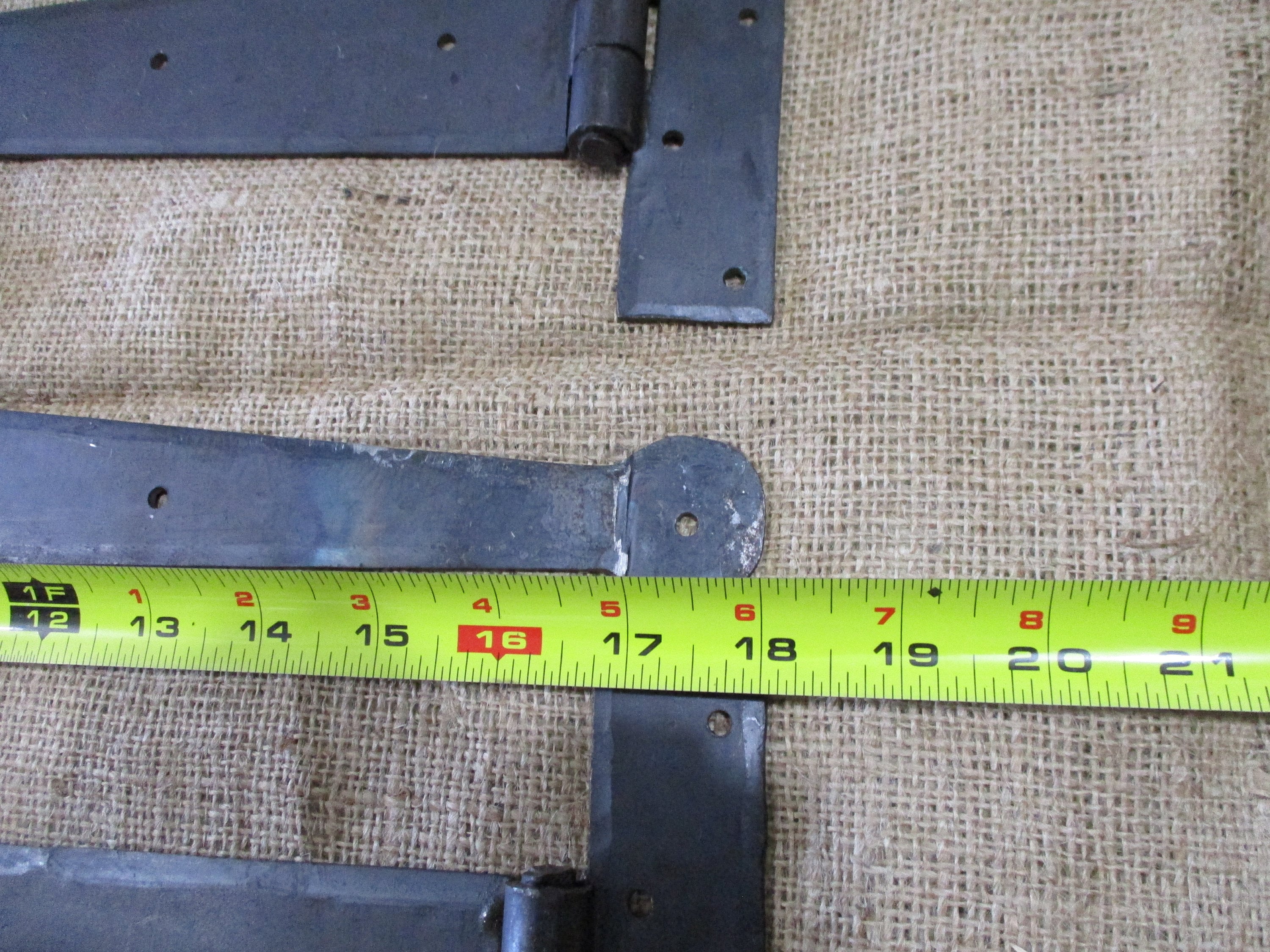 4 HUGE STRAP HINGES Extra Large T Hinge 18 Long Hand | Etsy