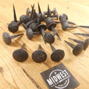 50 CLAVOS NAILS Forged Decorative Craft Tack 1 1/8