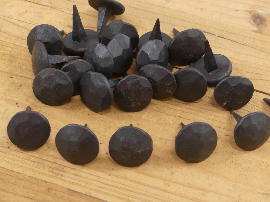 25 CLAVOS NAILS Forged Decorative Craft Tack 1 Wide 1 Nail Medieval Art ...