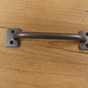 2 Cast Iron Handles, Door Pulls, 6" Long, Handles, Supply, Cabinet ...
