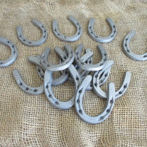 15 Small Cast Iron 3" Horseshoes Decorative Cast Iron Metal Horseshoe ...
