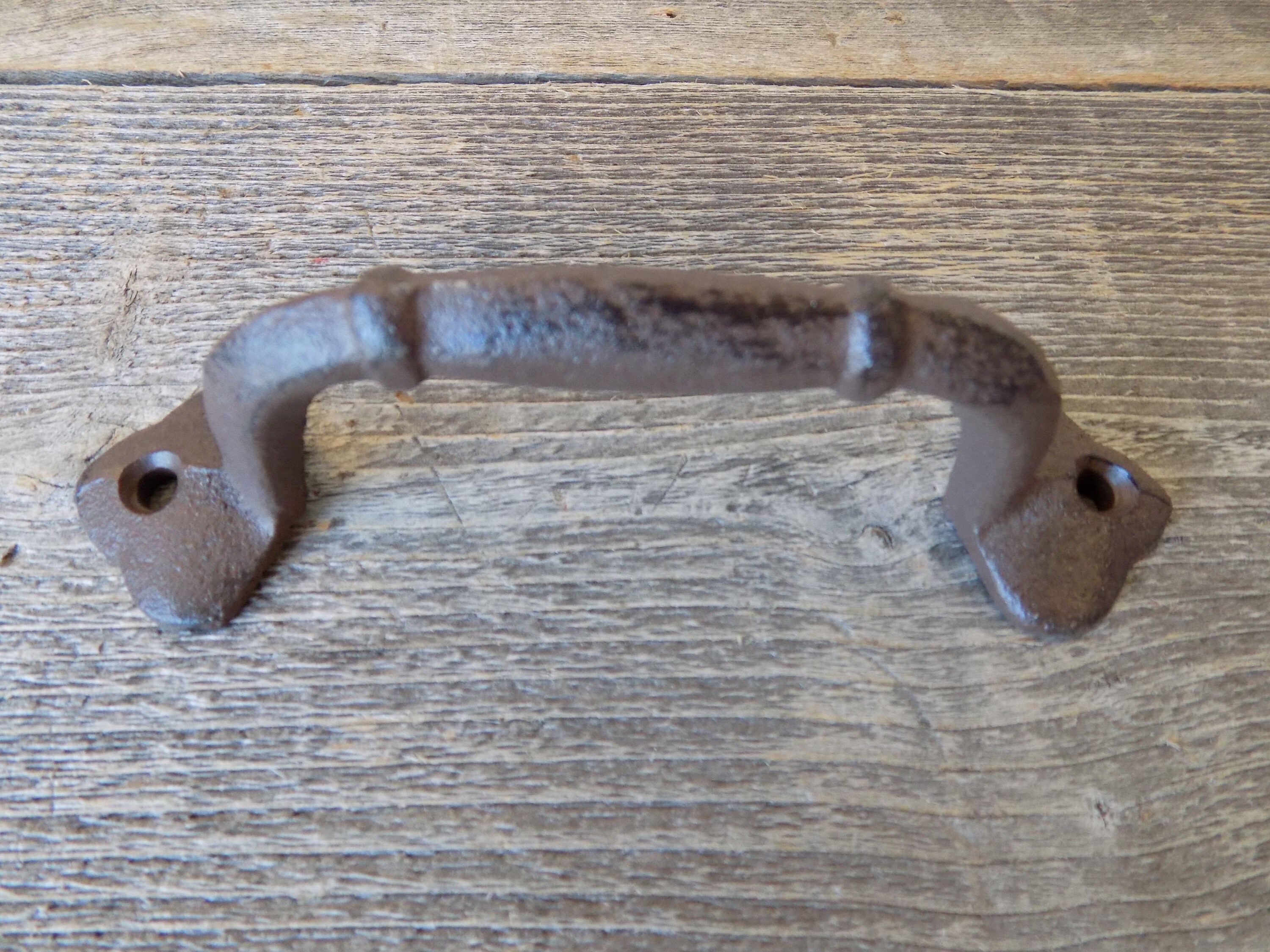 10 Cast Iron Handles Small 5 1/4 Long Rustic Drawer - Etsy