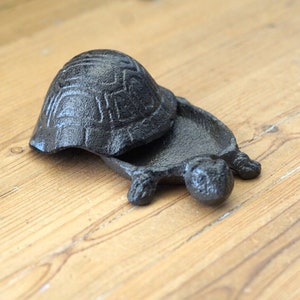 Turtle Hide A Key Box Hideaway Rustic Cast Iron Garden Decor - Etsy