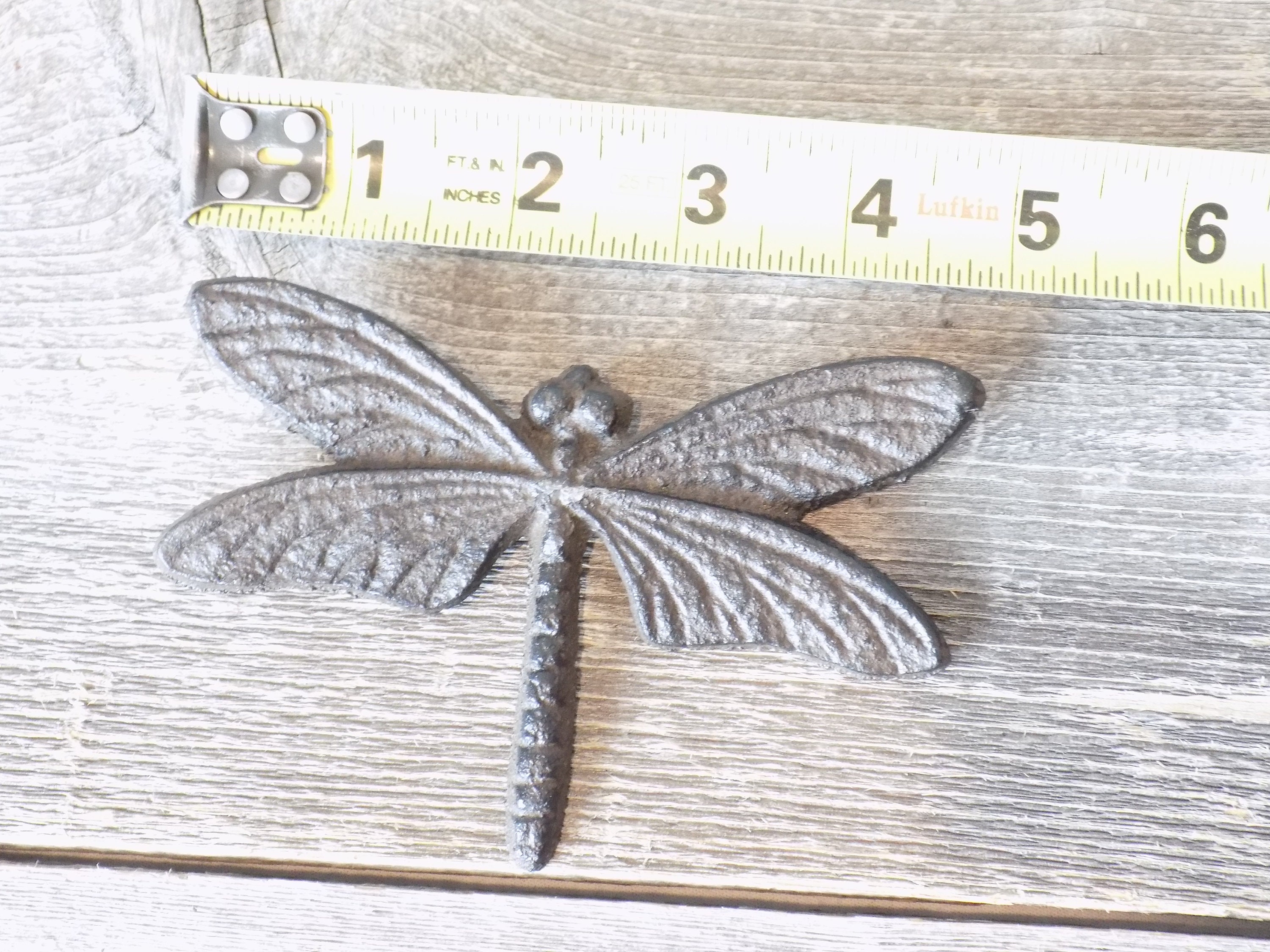 8 Cast Iron DRAGONFLIES DRAGONFLY Decor Kitchen Bathroom - Etsy