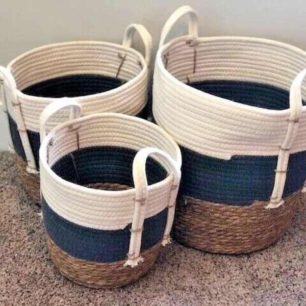 Rope Basket - Etsy