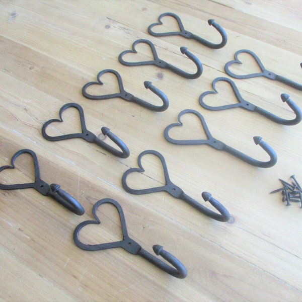 Heart Hooks - Etsy