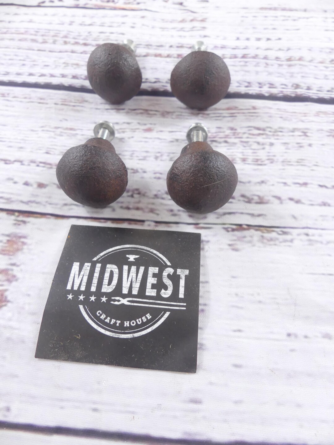 4 Knobs, Drawer Pulls, Handles, Rustic Pulls, Rustic Knobs, Round ...