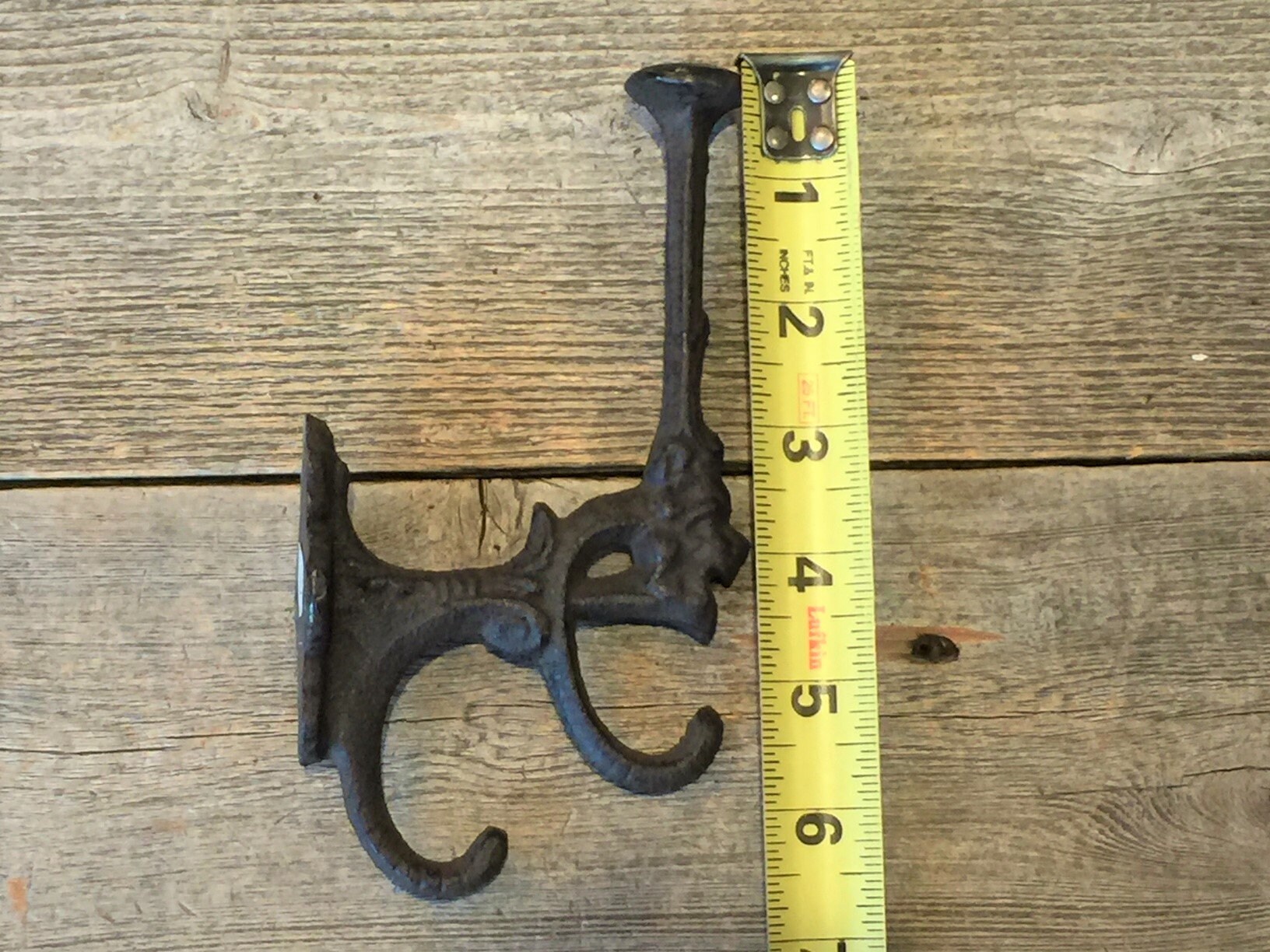 15 RUSTIC Hooks Hall Tree Wall Hook Ornate Coat CAST IRON | Etsy