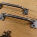 2 Cast Iron Handles, Door Pulls, 6 Long, Handles, Supply, Cabinet Pulls ...