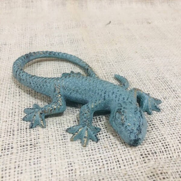 Cast Iron Lizard - Etsy