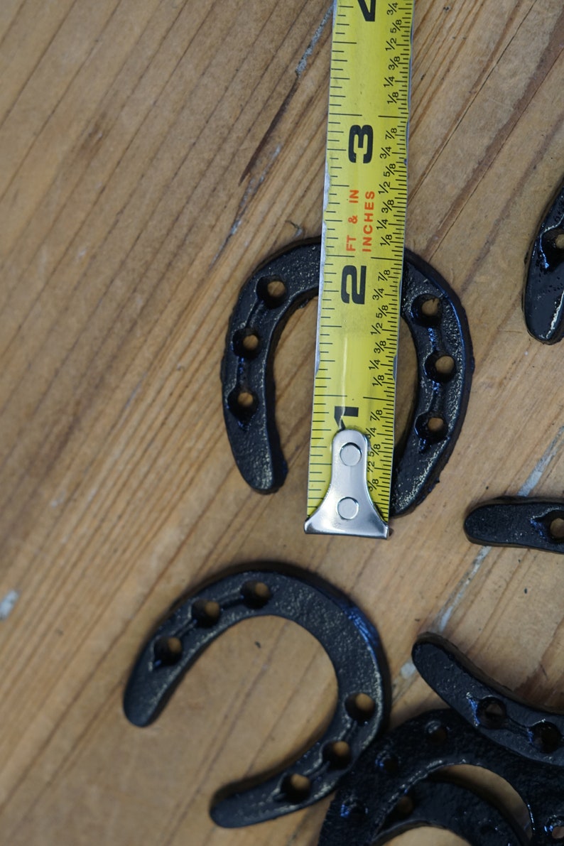 25 Small Blackhorseshoe Cast Iron Cast Iron Horseshoes Good - Etsy