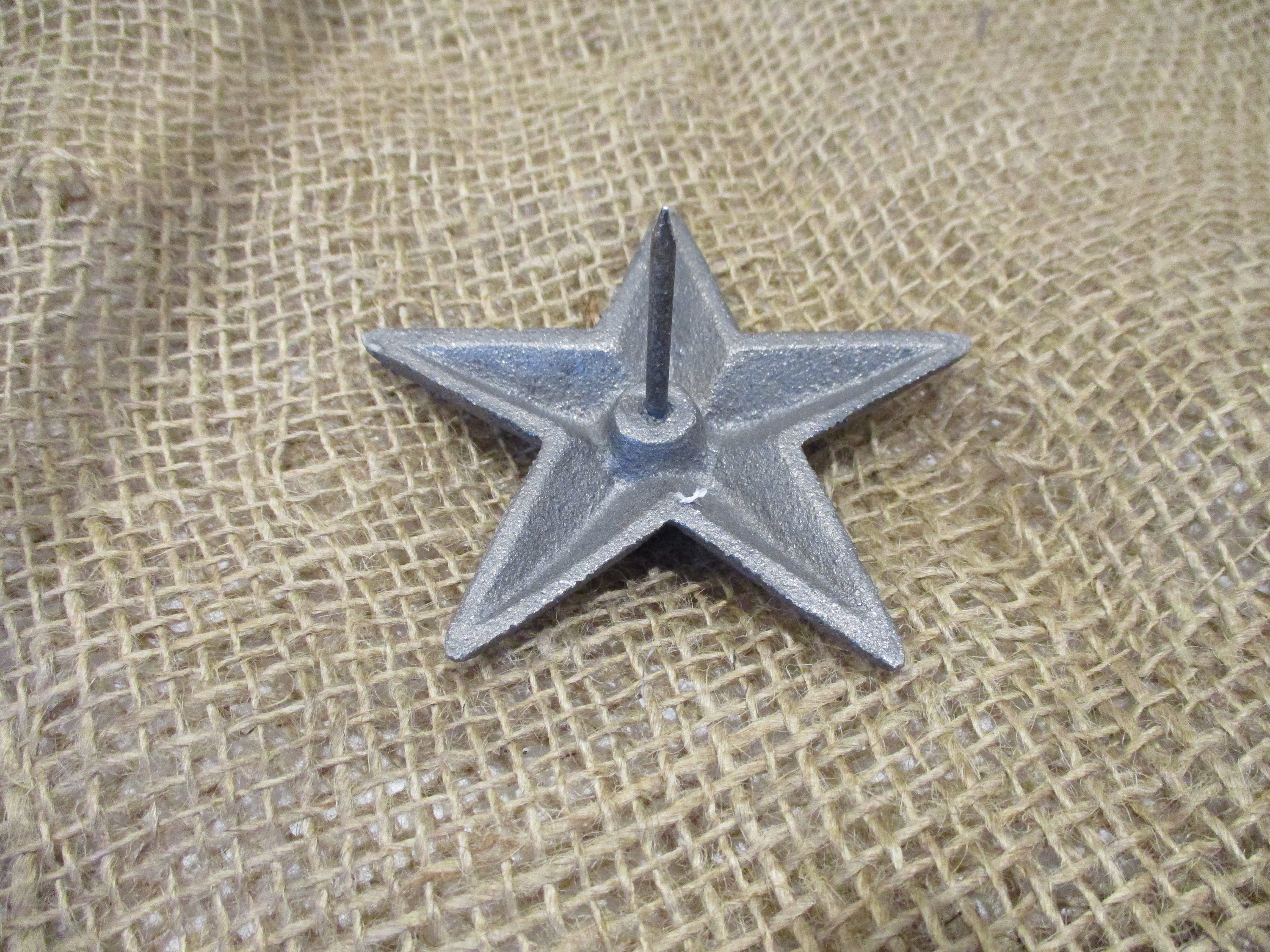 25 Cast Iron Nail Stars 3 1/2 Wide For Wall Hanging | Etsy