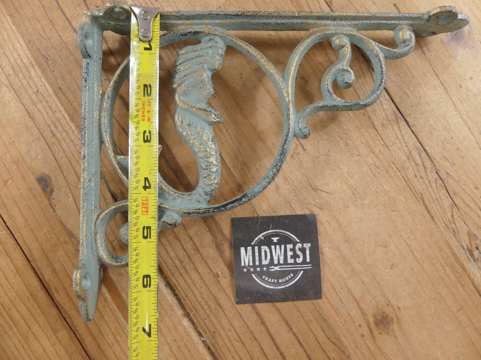 6 Cast Iron Mermaid Brackets, Corbels, Braces, Shelf Bracket, Nautical ...