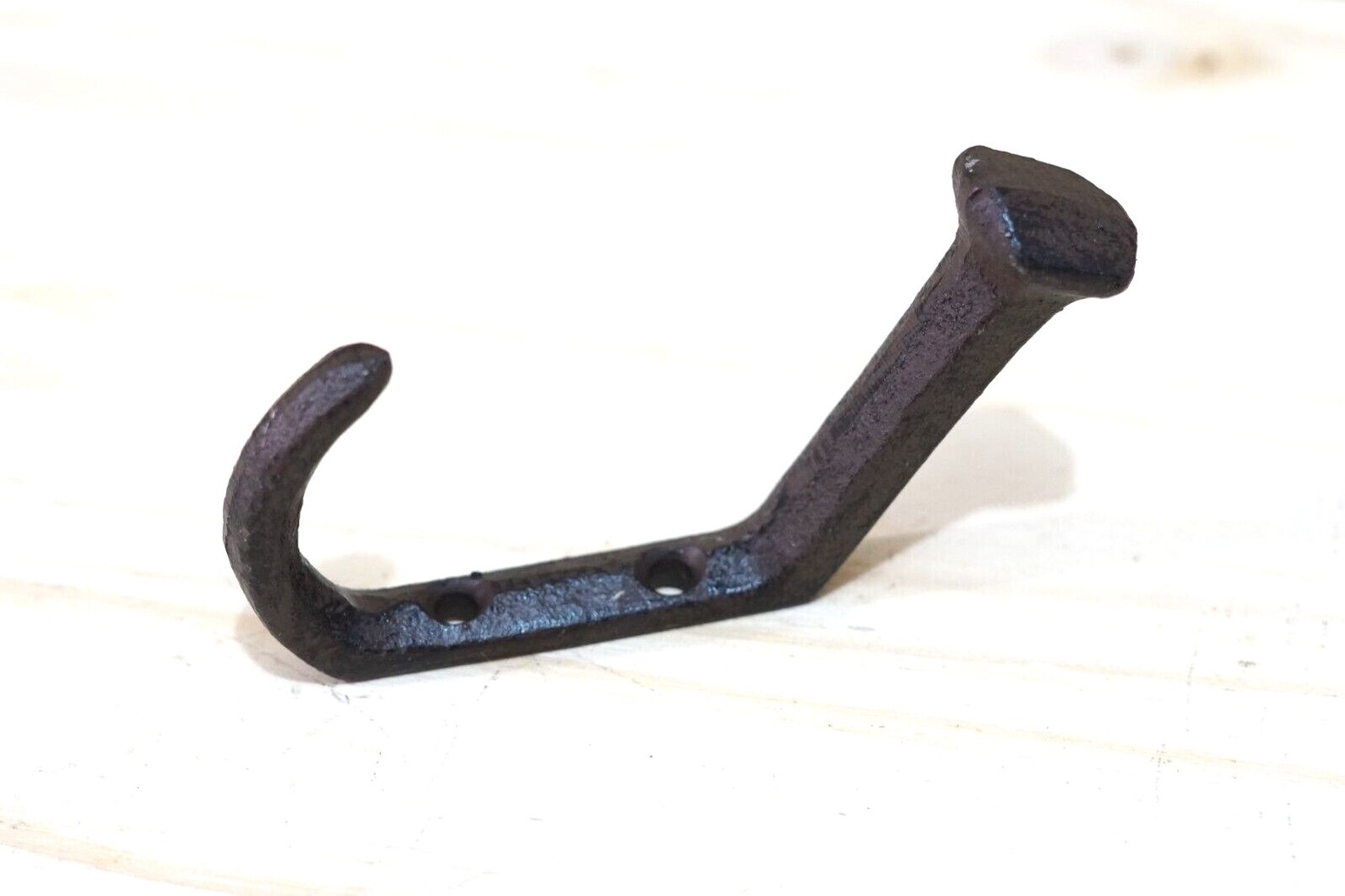 10 Railroad Spike Wall Hooks Cast Iron Railroad Spike Coat - Etsy