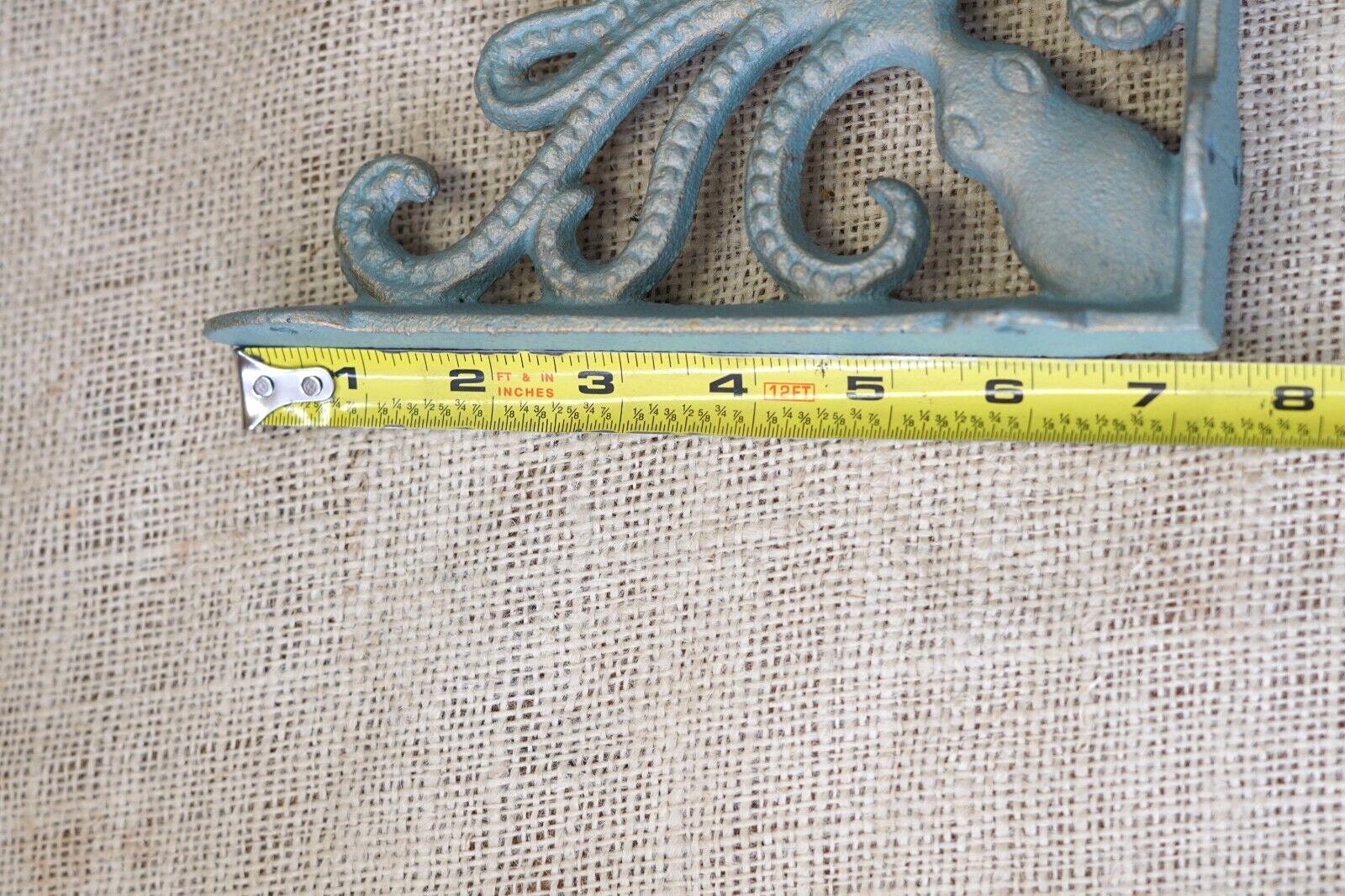 2 Cast Iron Shelf Brackets Octopus Nautical Braces Corbels - Etsy