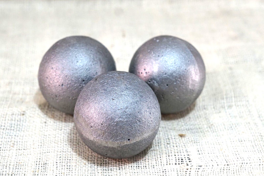 3 Cast Iron Cannonball Replicas Cannon Ball Iron Ball 3 1/2 - Etsy