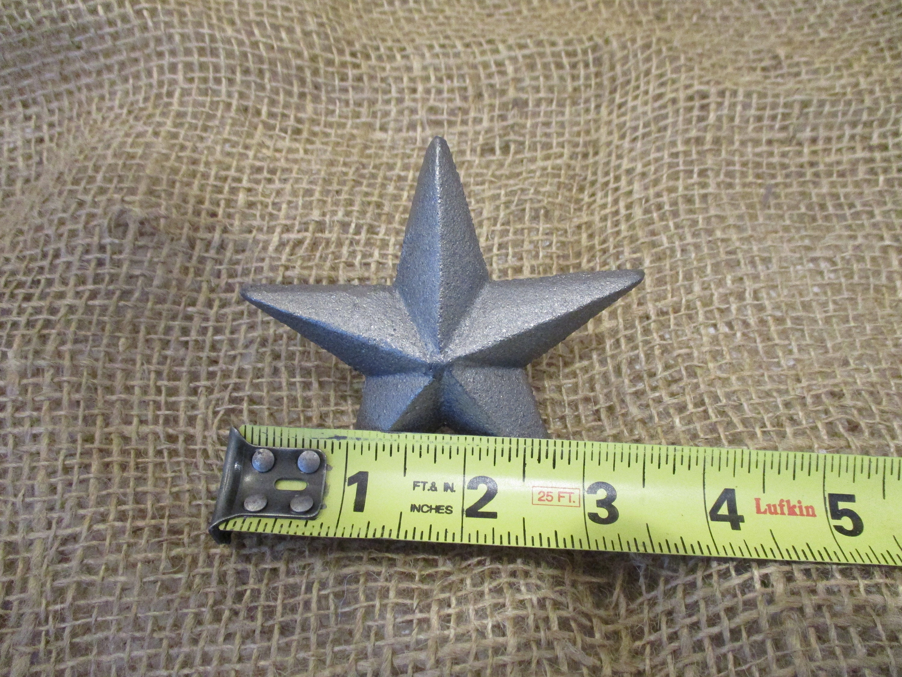 10 Raw Cast Iron Nail Stars 3 1/2 Wide For Wall Hanging Decor | Etsy