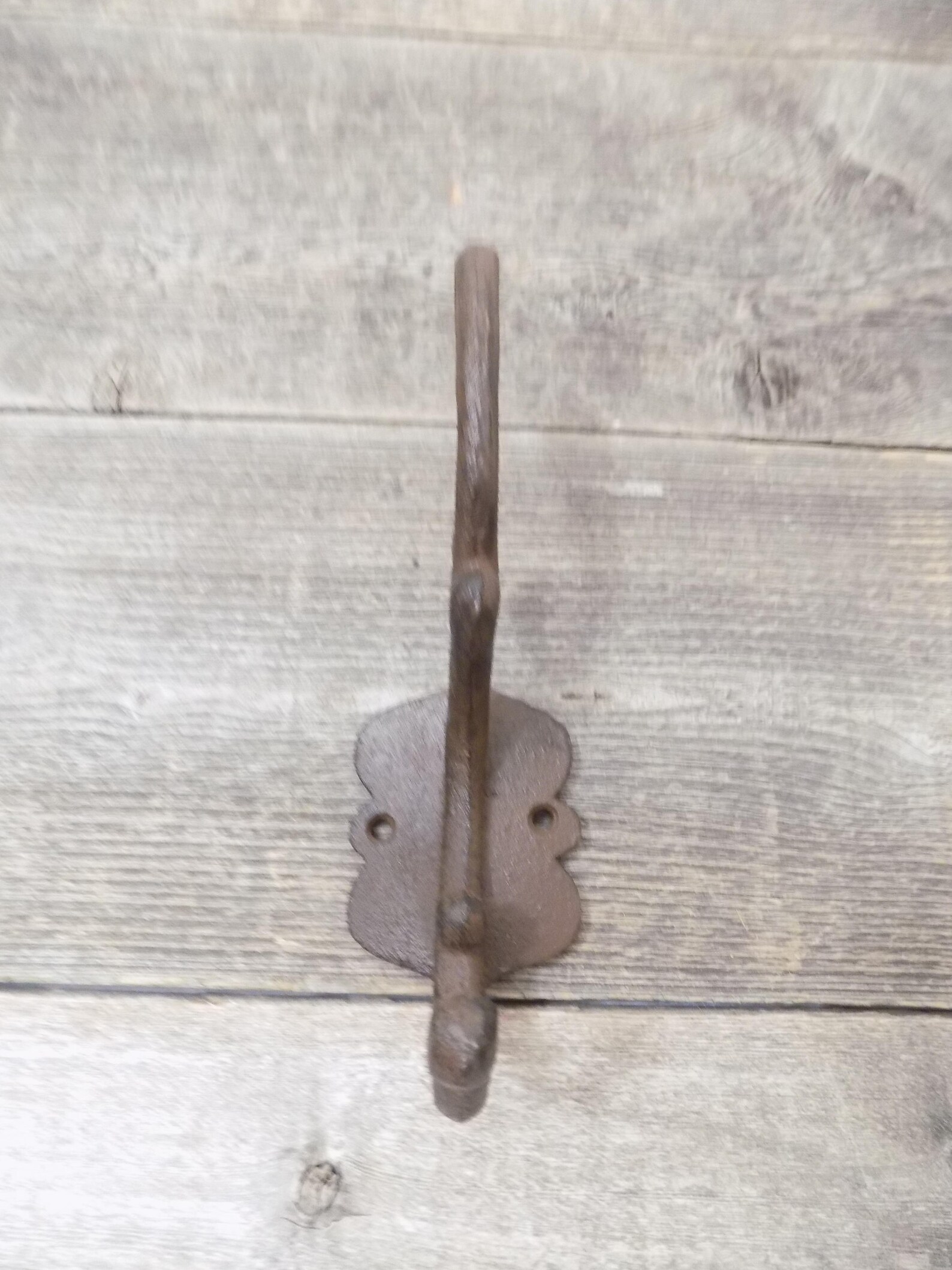 5 Large Rustic Coat Hooks Cast Iron Antique Style New Made to - Etsy