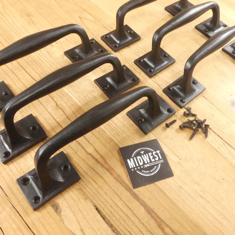 Large Curved Door Pulls - Etsy