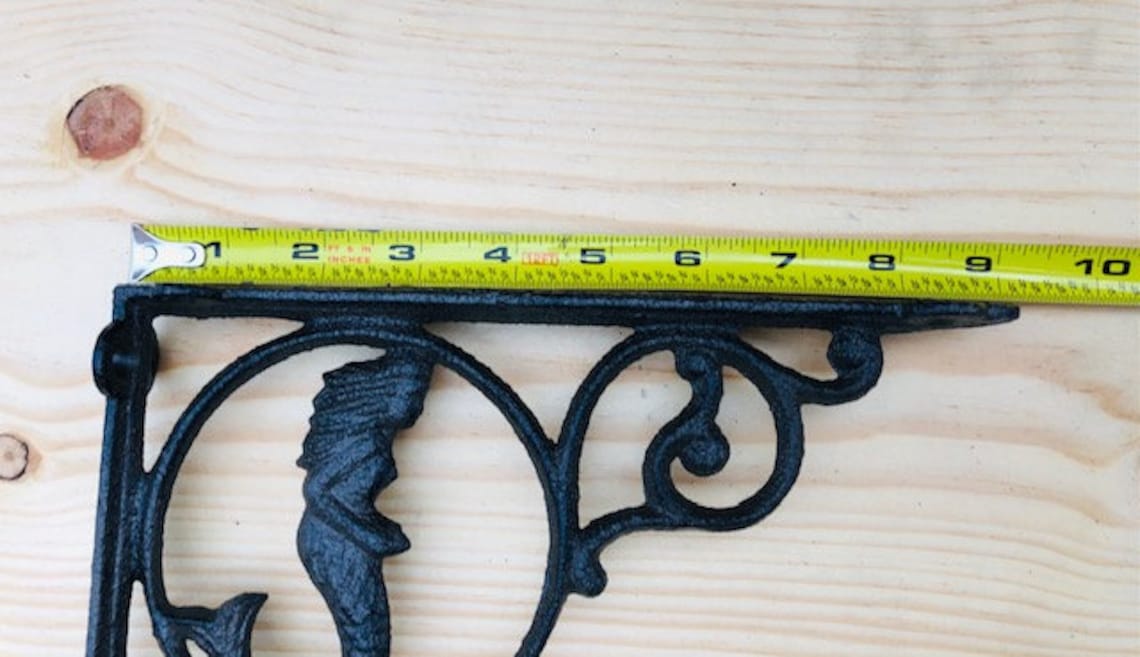 2 Cast Iron Nautical Mermaid Brackets Braces Corbels | Etsy