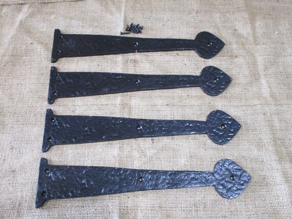 4 IRON DUMMY HINGES Decorative Hinge Black Faux Fake | Etsy