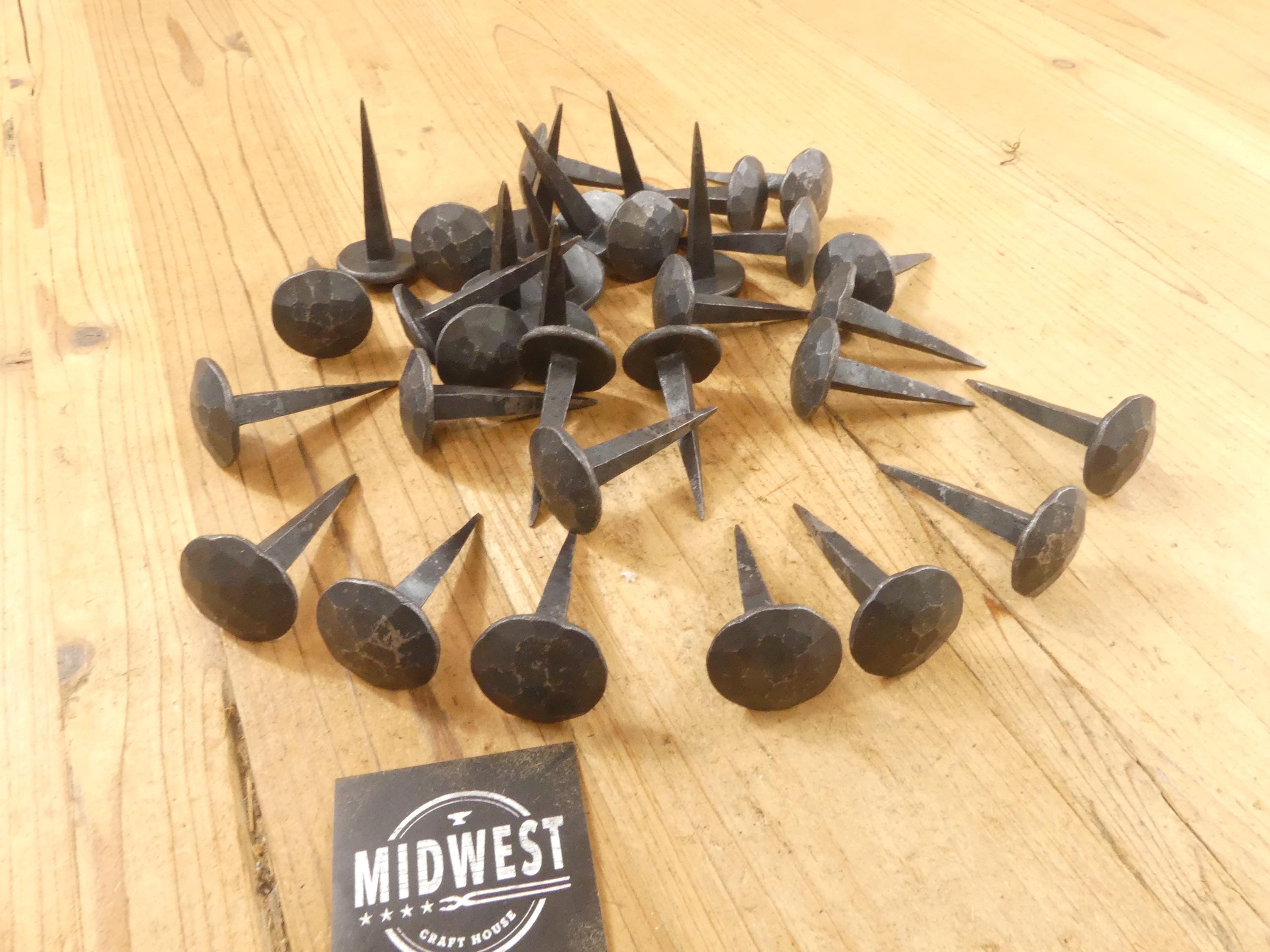 50 CLAVOS NAILS Forged Decorative Craft Tack 1 1/8