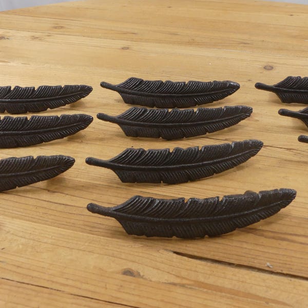 Feather Drawer Pull - Etsy