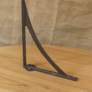 2 Large Cast Iron Brackets, Shelf Brackets, Bracket, Braces, 11 X 7 1/2 ...