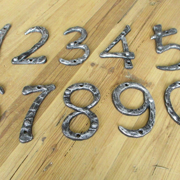 Rustic House Numbers - Etsy