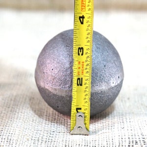 3 Cast Iron Cannonball Replicas Cannon Ball Iron Ball 3 1/2 - Etsy