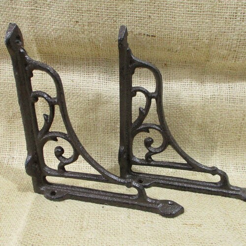 Cast Iron Shelf Bracket Antique Iron Shelf Bracket Rustic - Etsy Canada