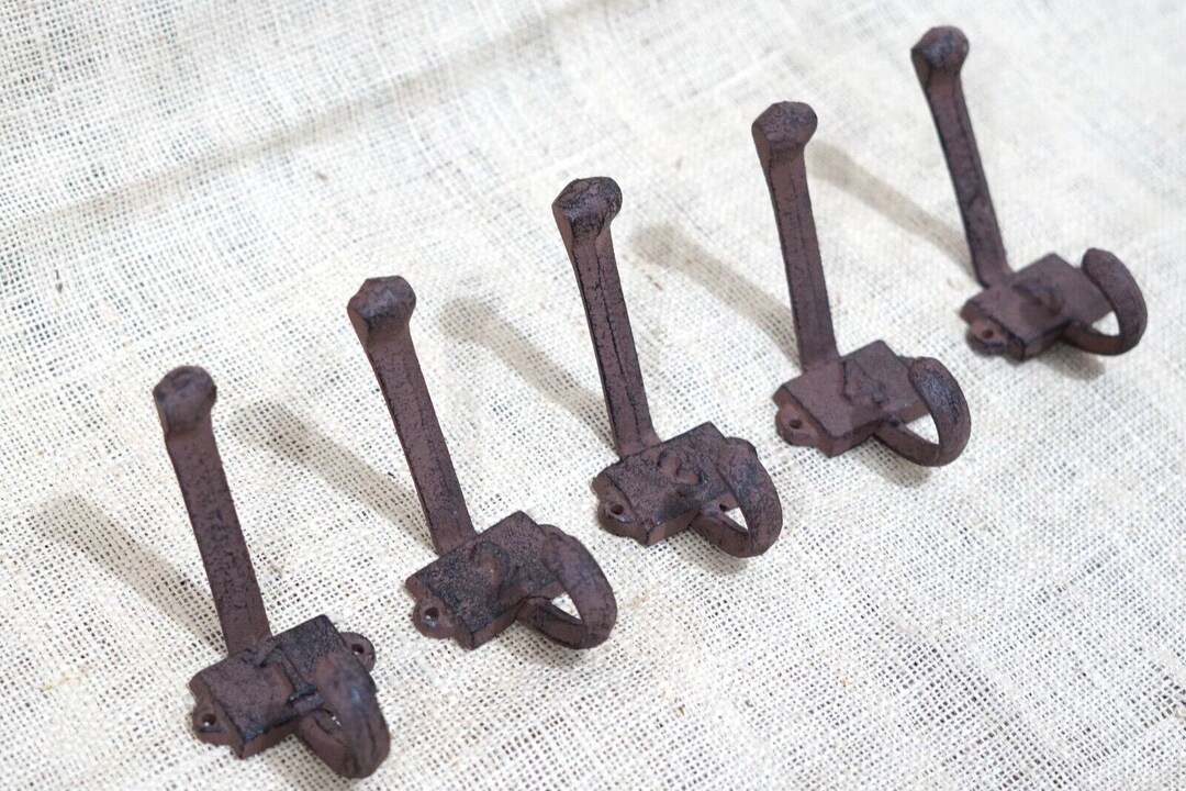 Set of Number Hooks, Numbered Hooks, Coat Hooks, Entryway Hooks ...