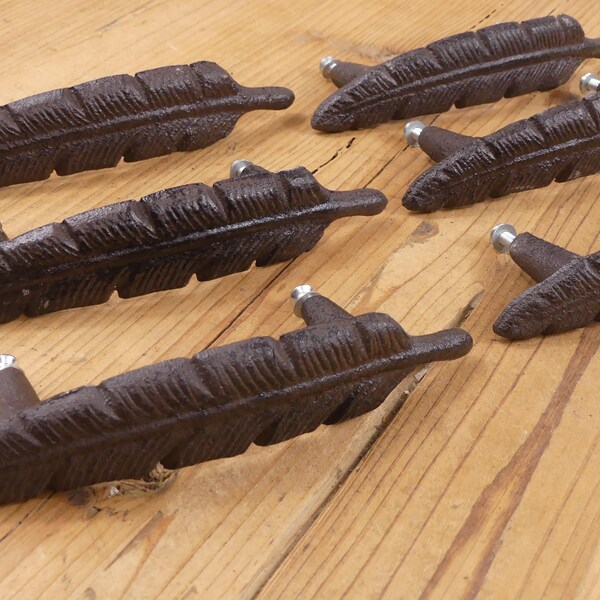 Feather Drawer Pull - Etsy