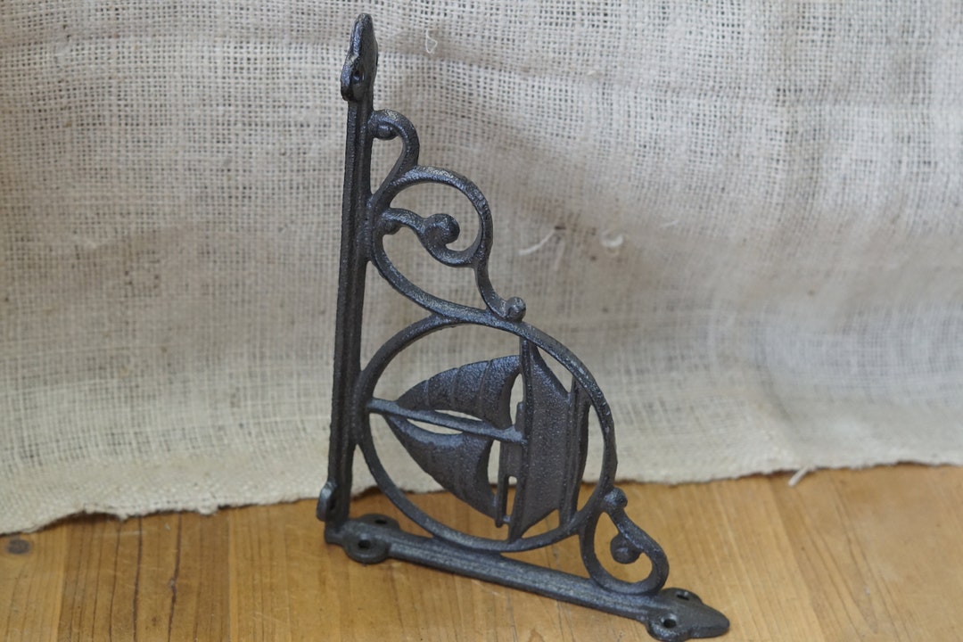 Cast Iron Sail Boat Brackets Corbels Braces Shelf Bracket - Etsy