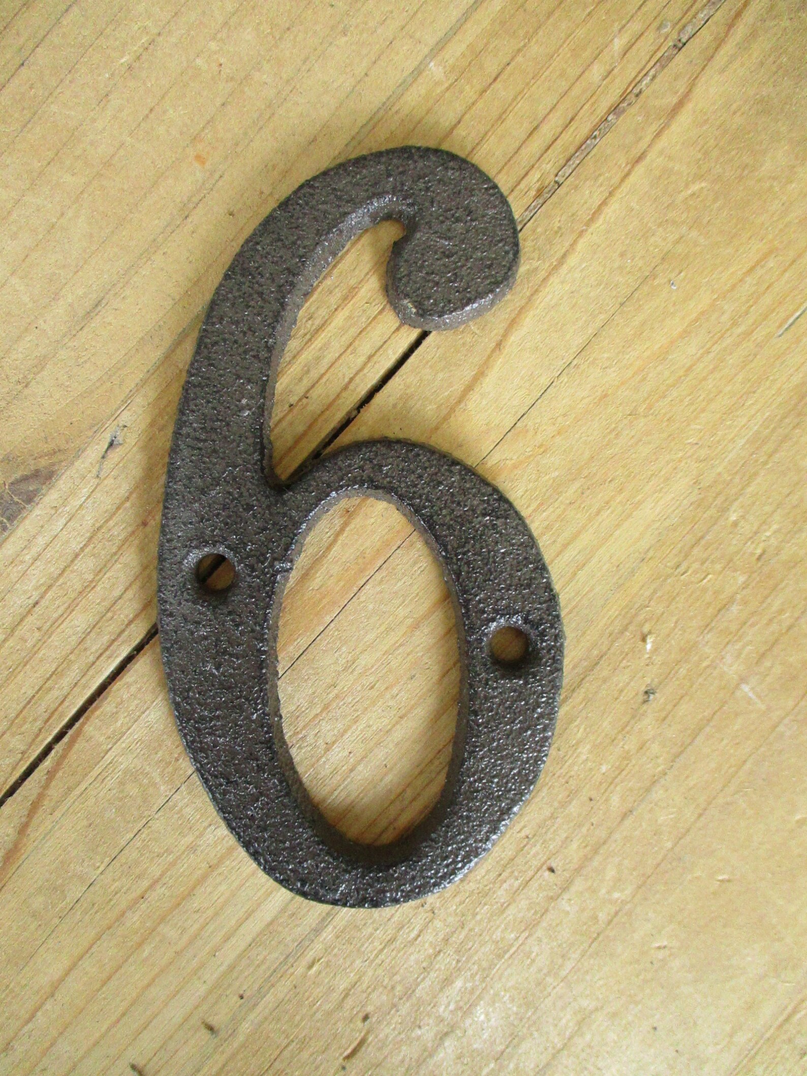 RUSTIC Cast Iron Numbers Full Set House Numbers Craft | Etsy