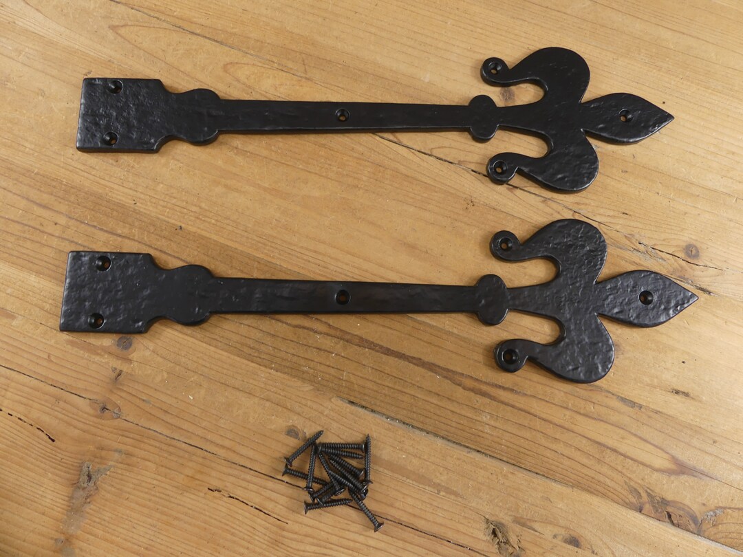 2 Large Faux Hinges, Decorative Hinge, Black, Dummy Hinge, Fake Hinges ...