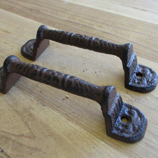 Cast Iron Cabinet Handles - Etsy