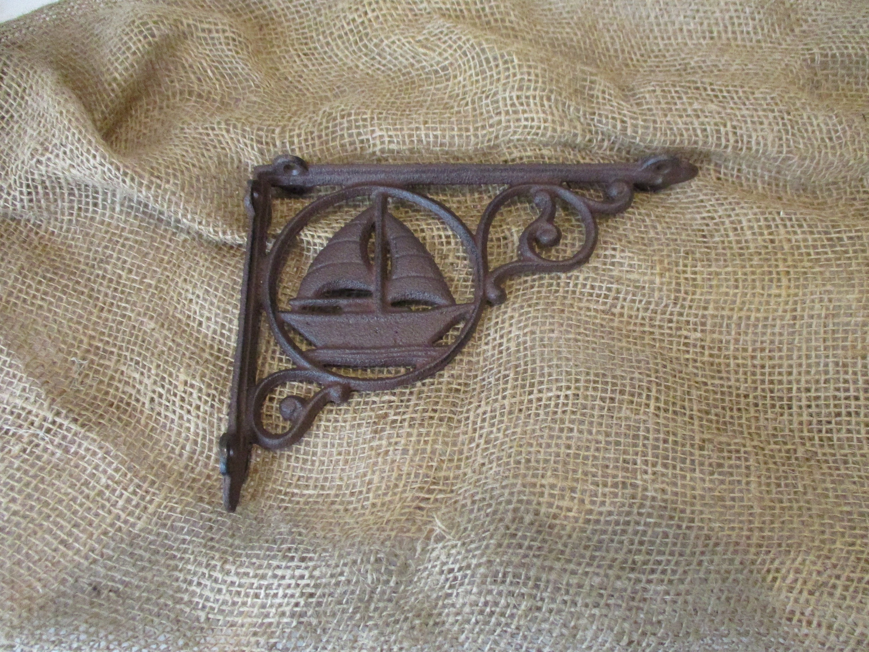 Cast Iron Sail Boat Brackets Corbels Braces Shelf Bracket | Etsy