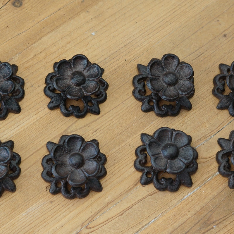 Flower Drawer Knob - Etsy